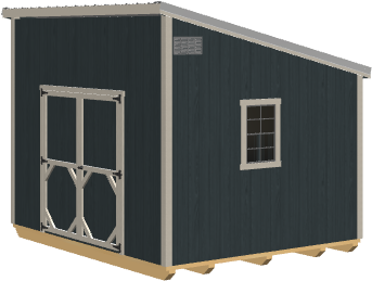 10x12 SINGLE SLOPE Shed For Sale | from Montana Shed Center in Great ...