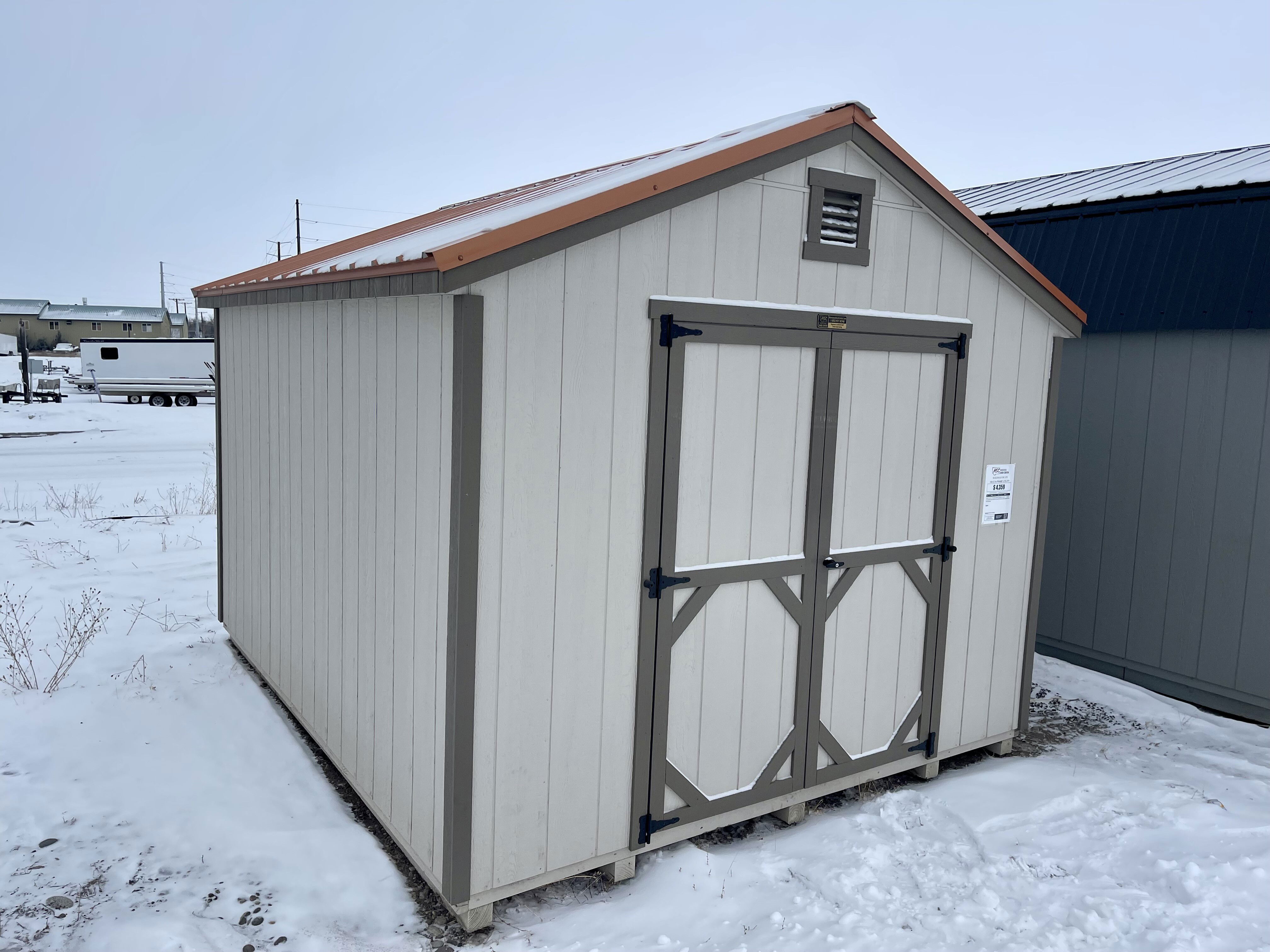 10x12 A-FRAME UTILITY Shed For Sale | from Montana Shed Center in Great ...